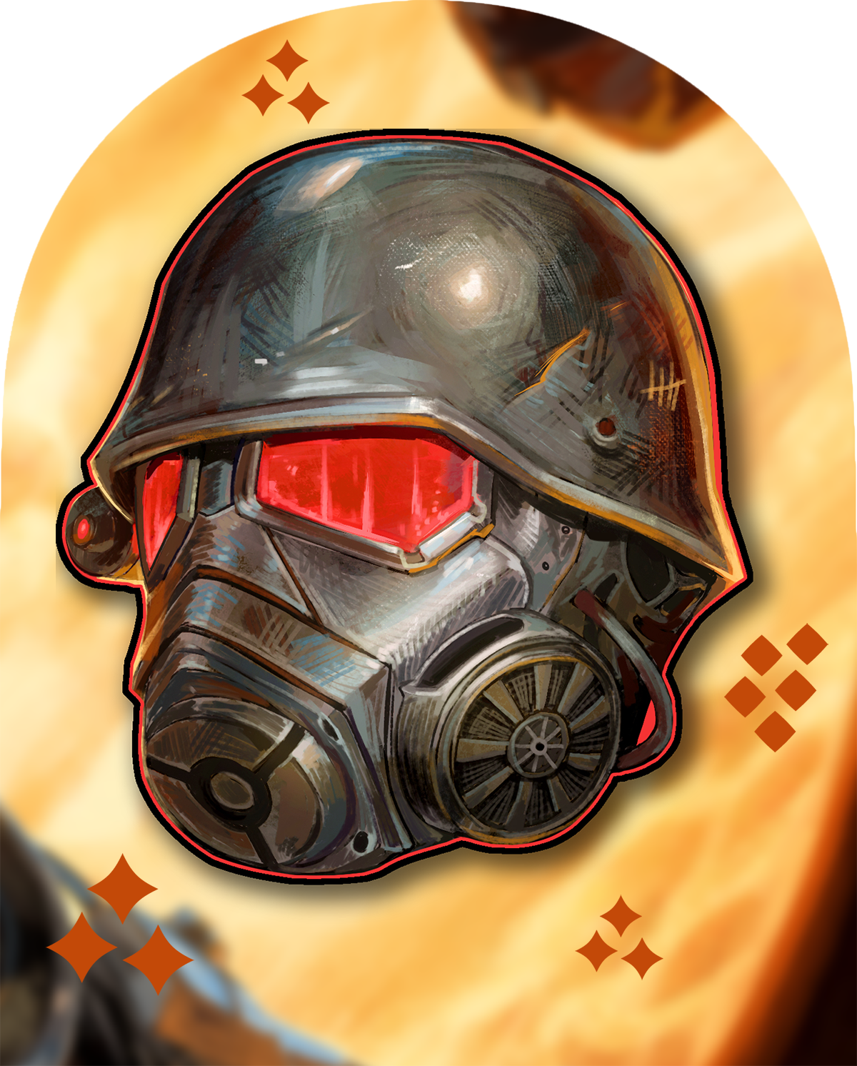 Fallout New Vegas NCR Ranger Premium Sticker – Crystal Fae