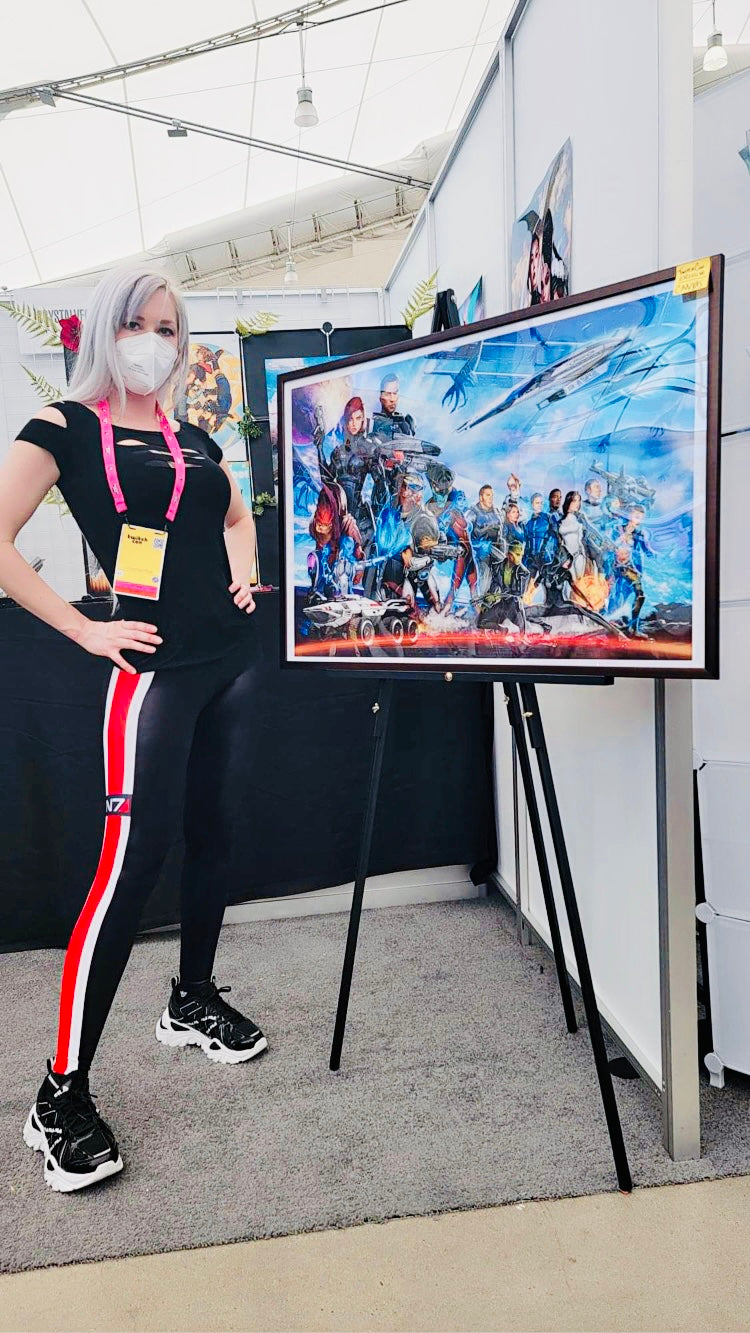 Premium Mass Effect Trilogy N7 Day 18x27 Inch Fine Art Print and 24x36 ...