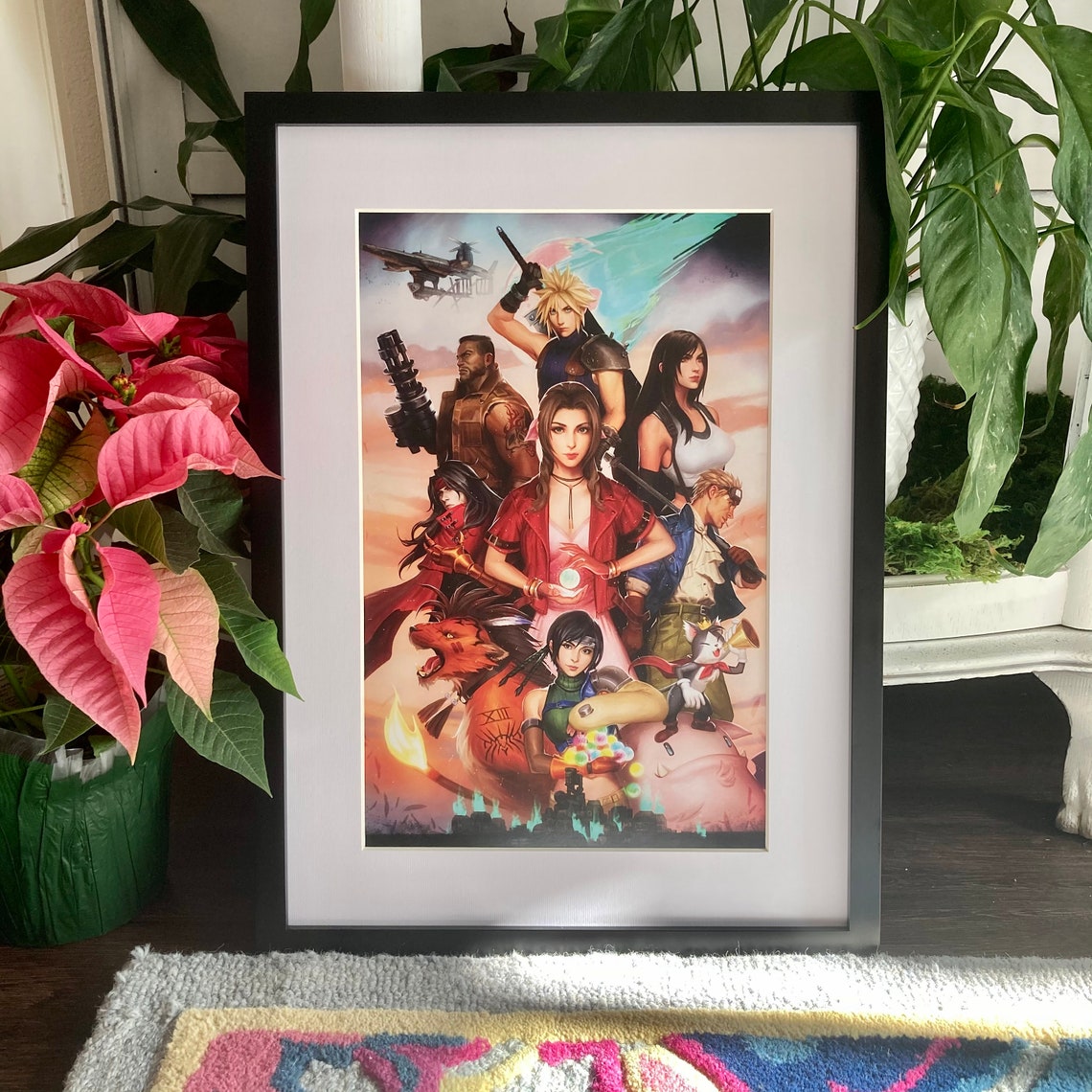 FF7 Final Fantasy 7 AVALANCHE Art Print 11x17 or 18x27 Inch Open Editi ...